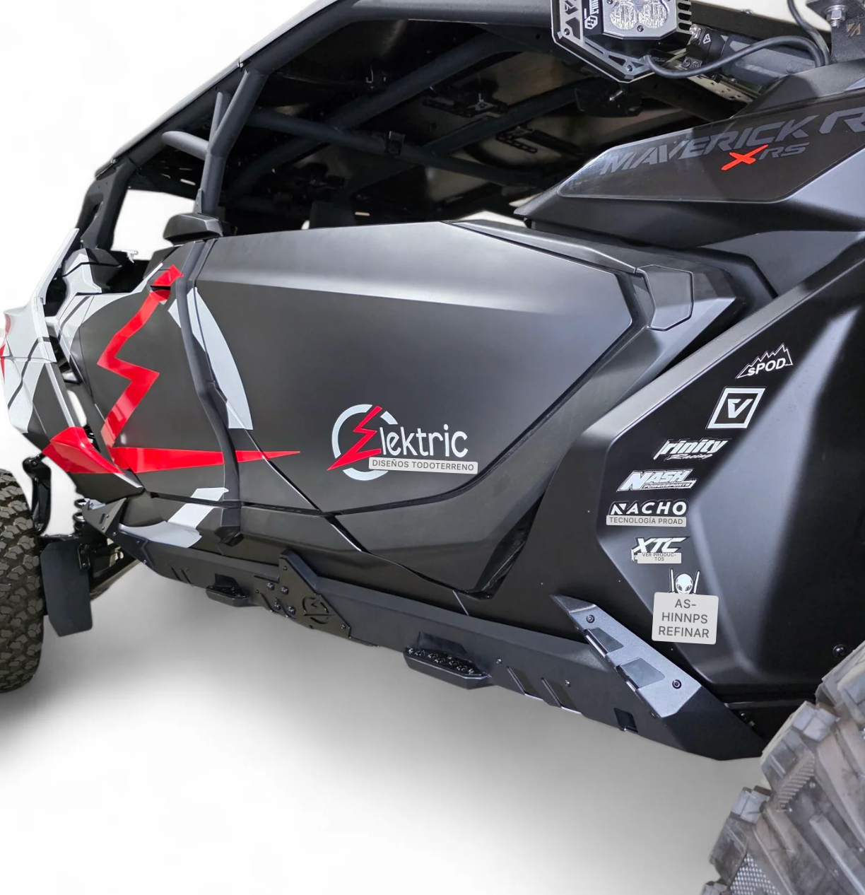 ESTRIBOS SLIDERS MAVERICK R 4 PUERTAS – For UTV accesorios
